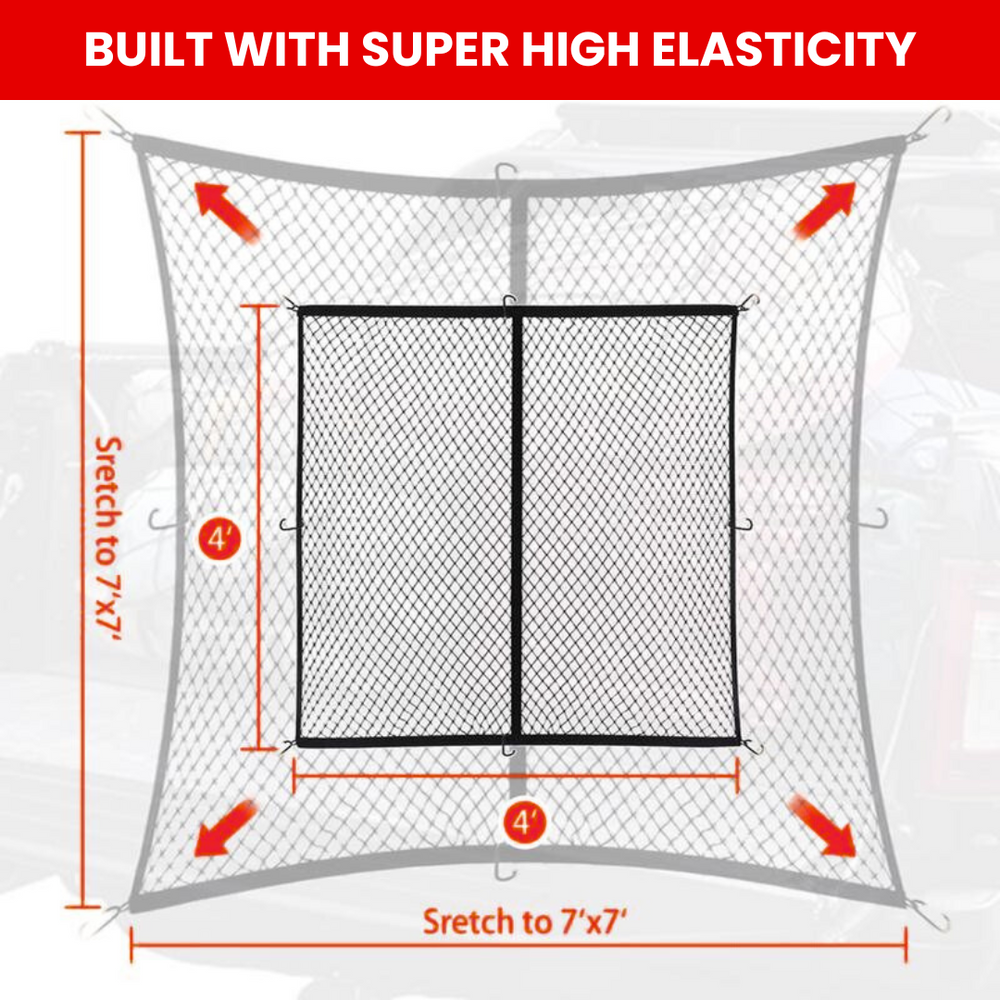 LOCKEDOWN™ Heavy Duty Elastic Cargo Net
